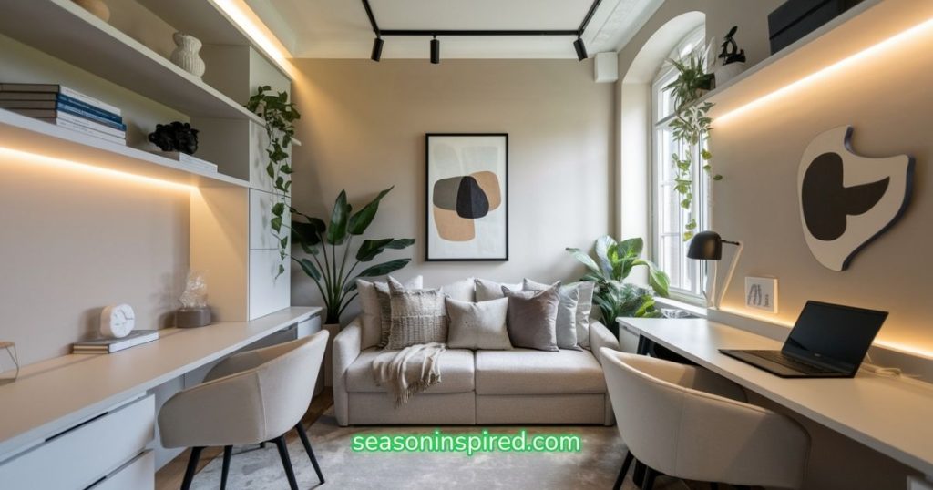 23 Stunning Sitting Room Office Combo Ideas