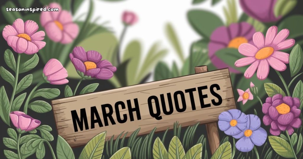 140 Hello, March! Funny, Inspirational & Short March Quotes - Season ...
