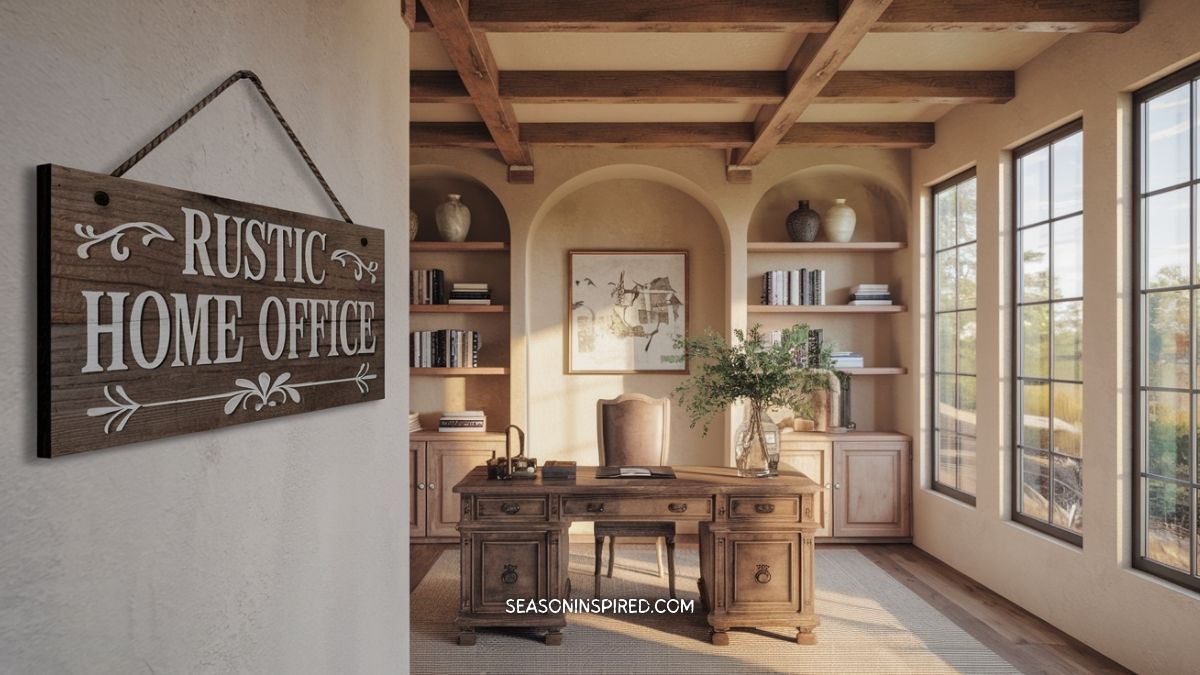60 Rustic Home Office Ideas: Blending Charm & Productivity