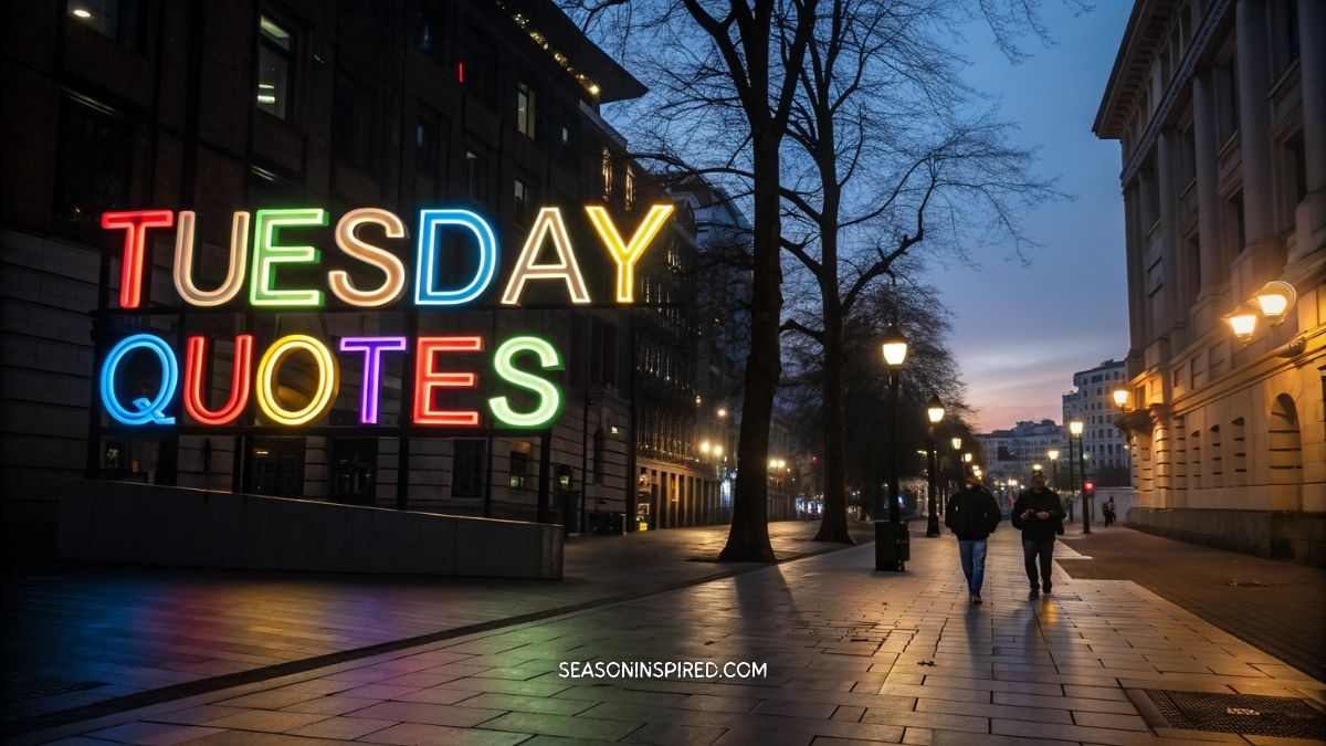 Energize Your Week With 170 Tuesday Quotes Magic! - Season Inspired