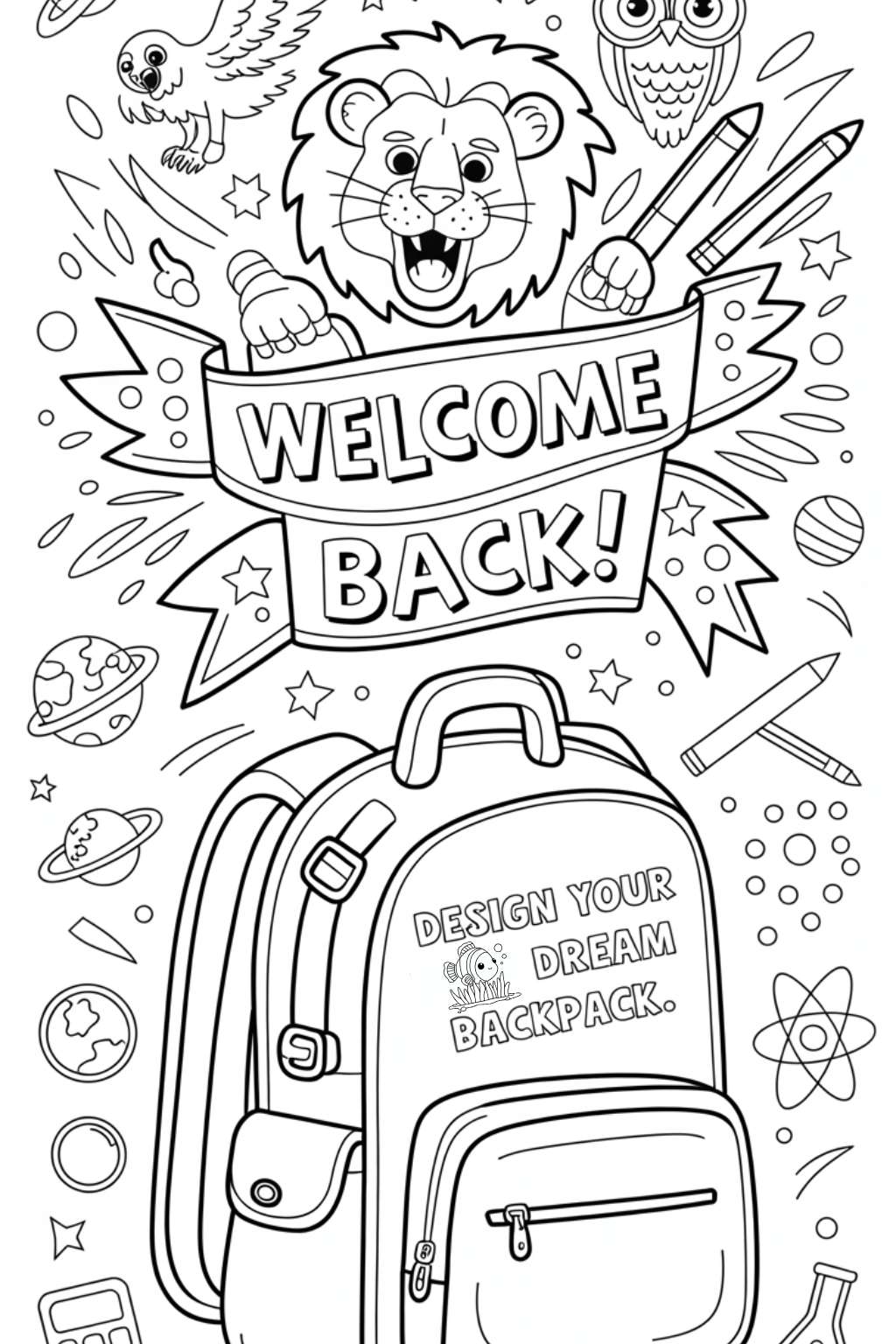 Free Back To School Coloring Pages For Kids (Printable & Fun!)