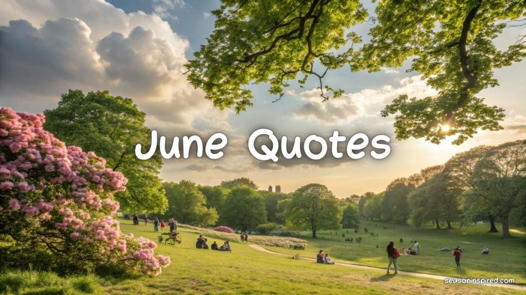 140+ Best June Quotes For A Sunny Start