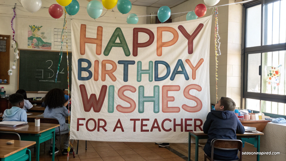 120 Heartfelt Happy Birthday Wishes For A Teacher