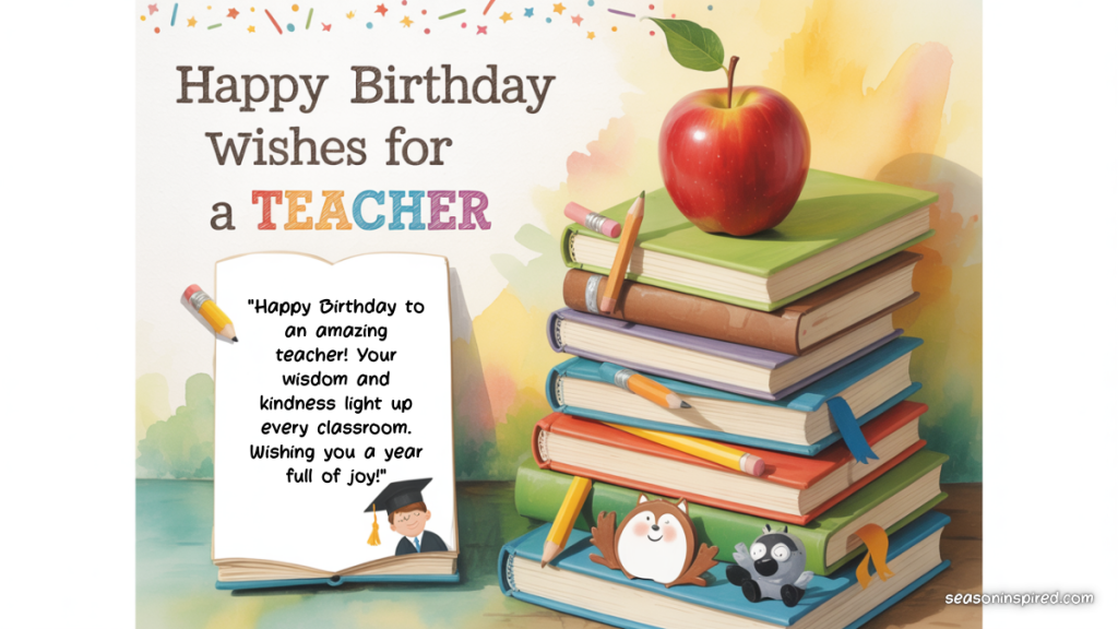 120 Heartfelt Happy Birthday Wishes For A Teacher