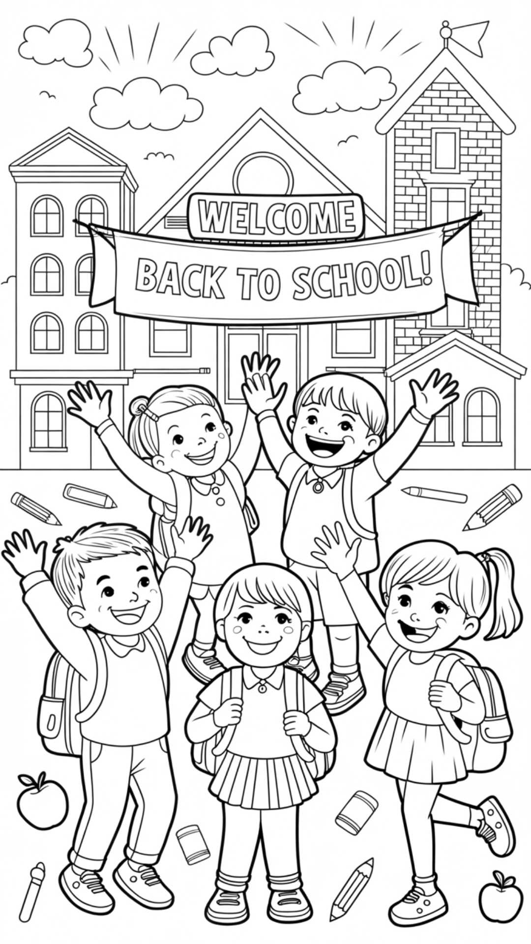 Free Back To School Coloring Pages For Kids (Printable & Fun!)