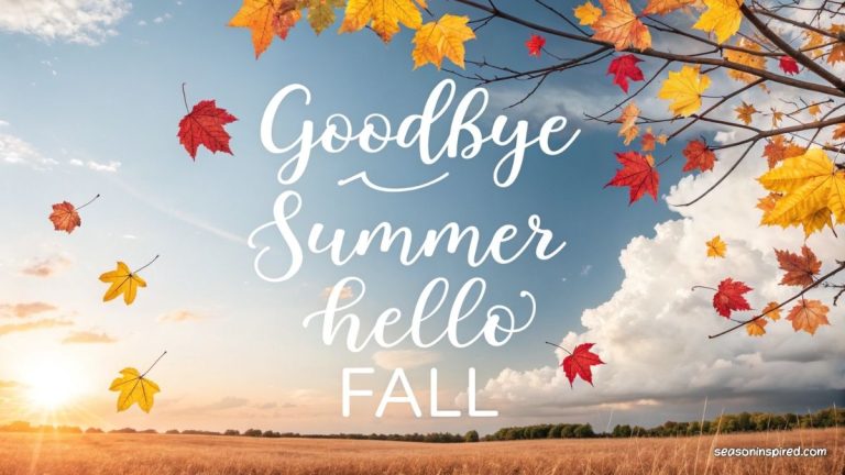 210+ Goodbye Summer Hello Fall Quotes: Embrace Autumn